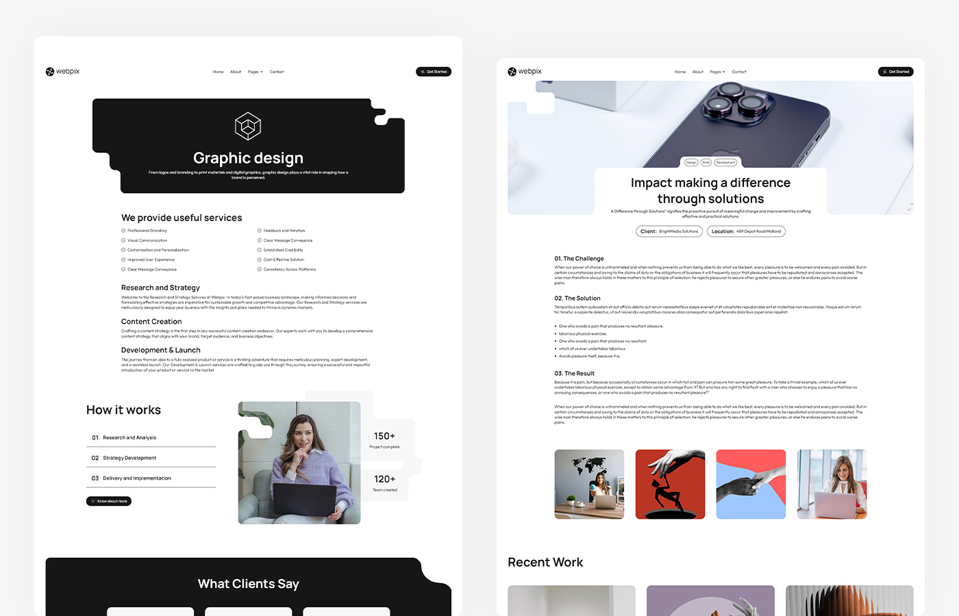 Branding Agency Website Template