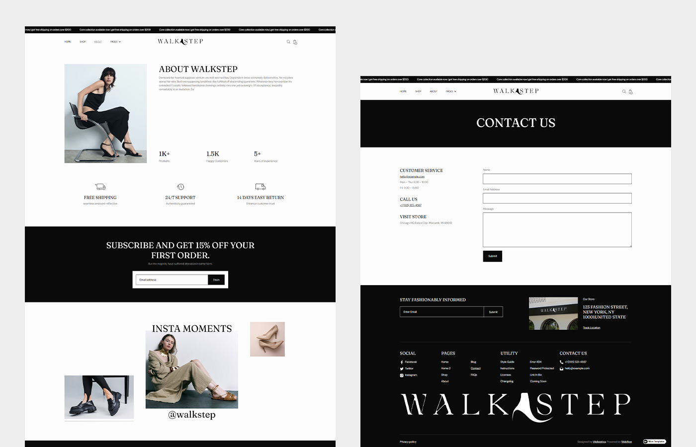 High-End Brand eCommerce Website Template