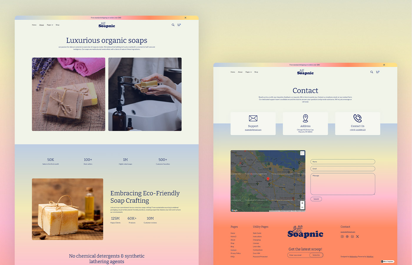 Handmade Products eCommerce Website Template