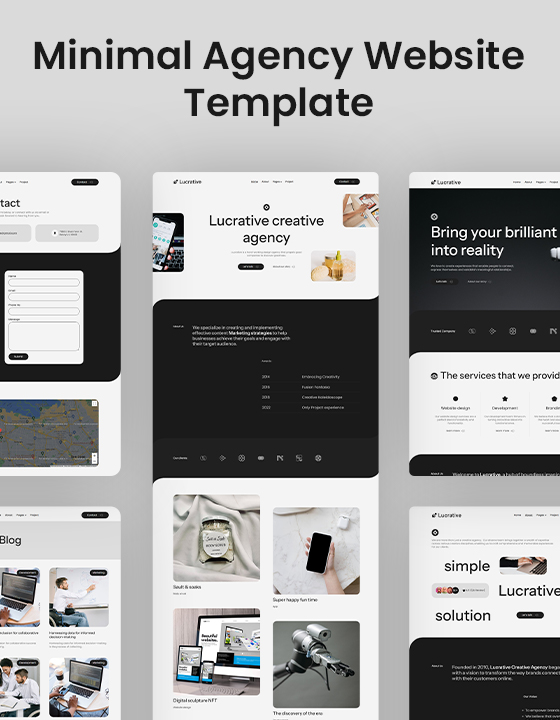 Agency & Classic Studio Website Template