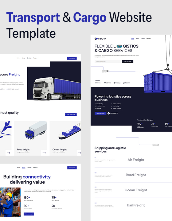 Logistic and Delivery Service Website