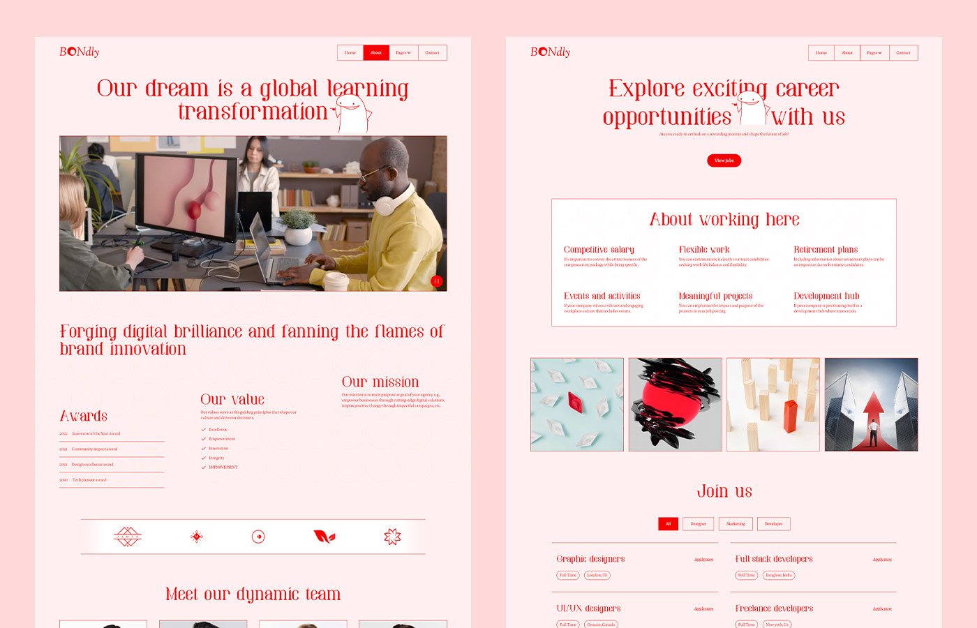 Stunning Portfolio Website Template