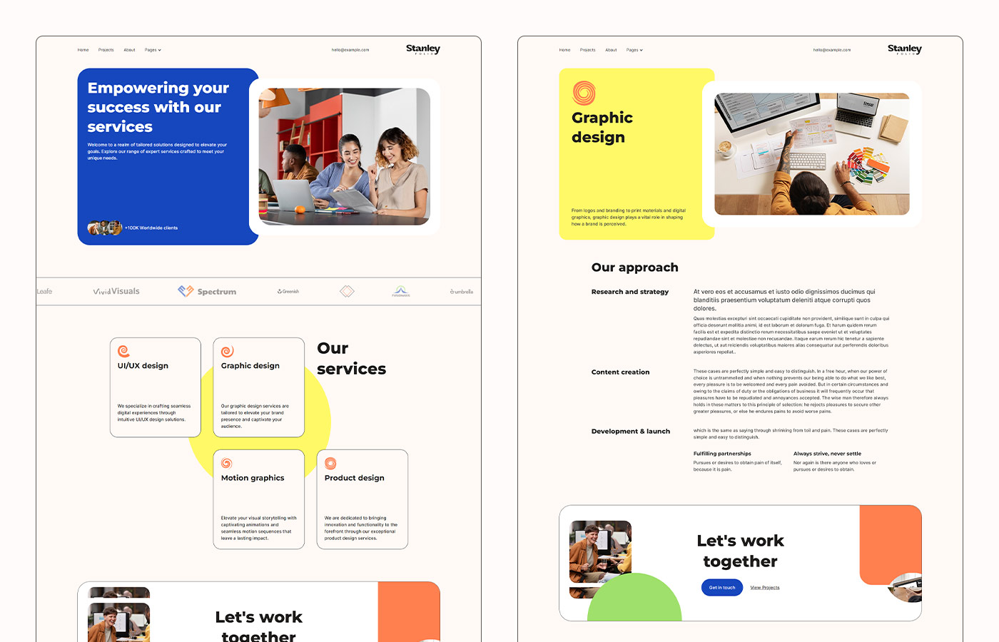 Tech Development Agency Website Template