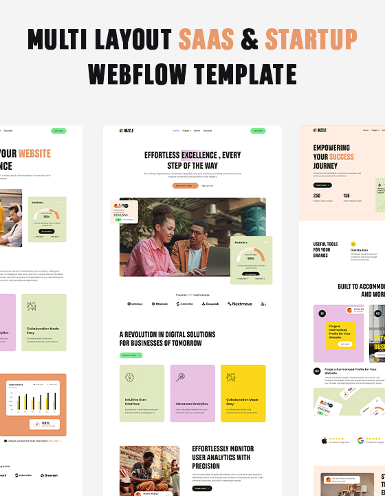 SaaS and Landing Website Template
