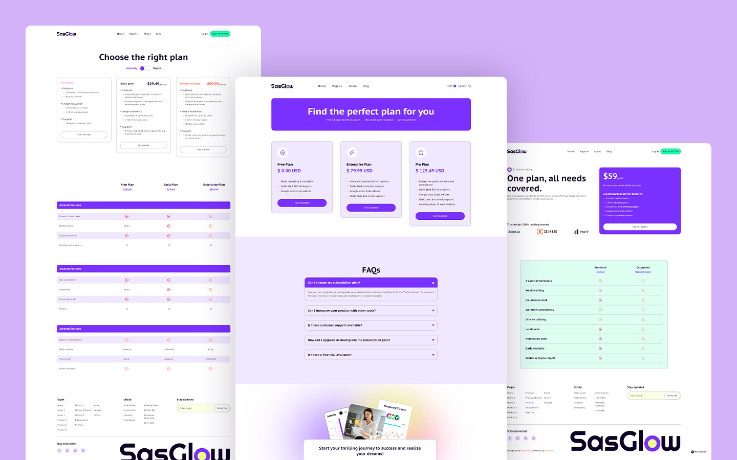 Innovative SaaS Website Template