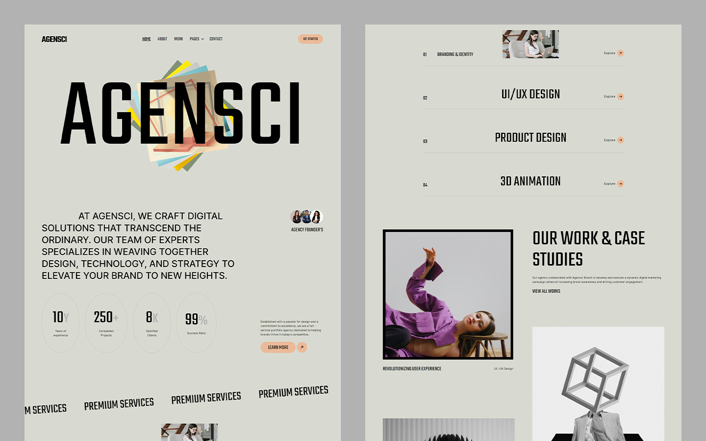 Creative Studio Webflow Website Template