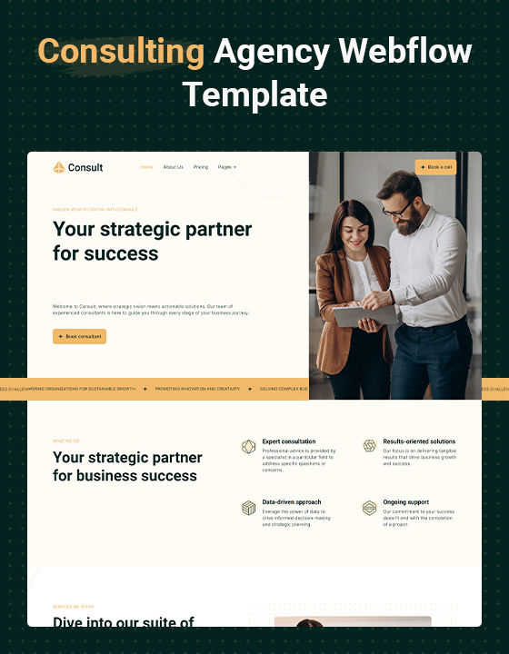 Business Consulting Website Template