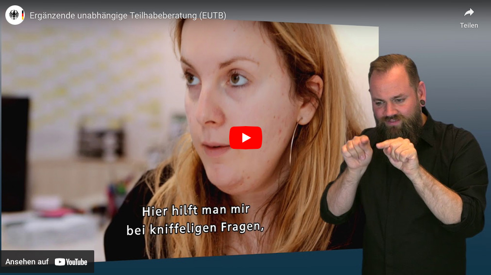 Ergänzende unabhängige Teilhabeberatung - EUTB