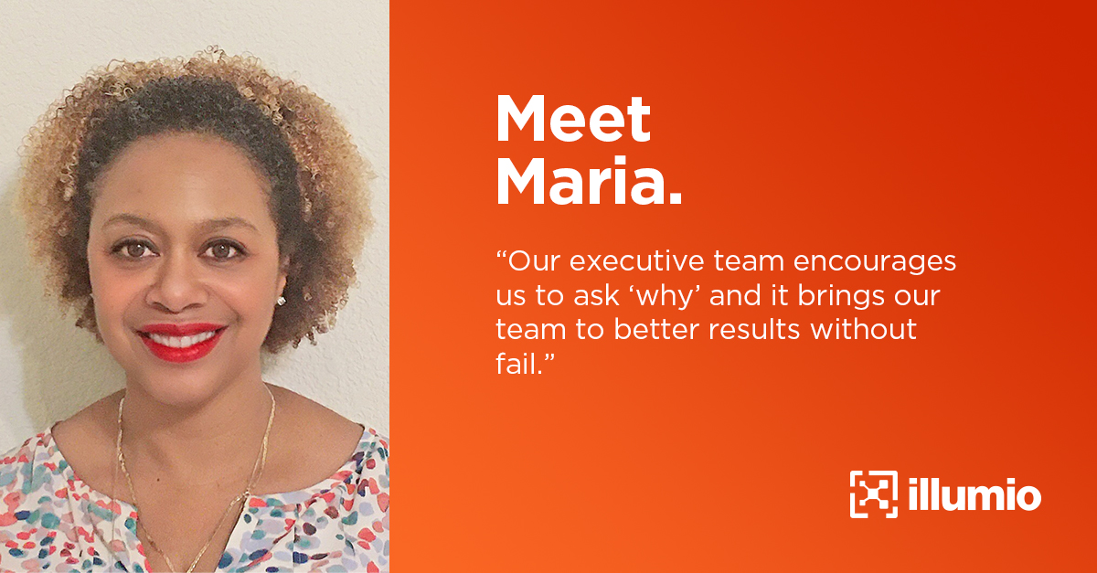 Inside Illumio: Maria Thompson Saeb - Illumio Cybersecurity Blog | Illumio