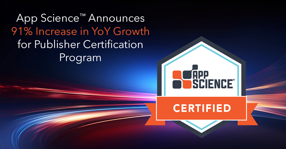 App Science™ Announces 91% Increase in YoY Growth for Publisher ...