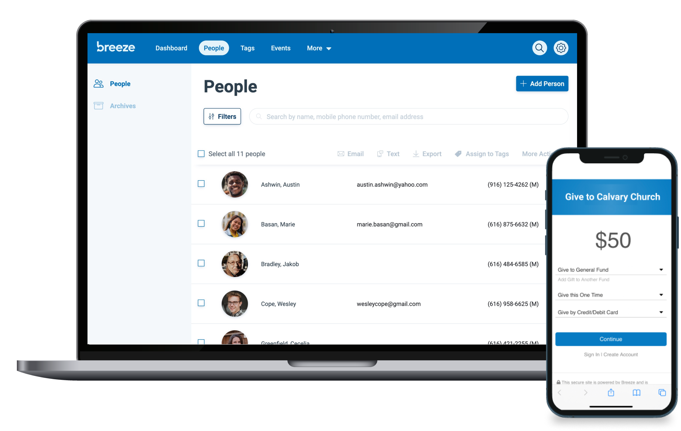 7 Must-Haves in a Church Management Software | Breeze ChMS