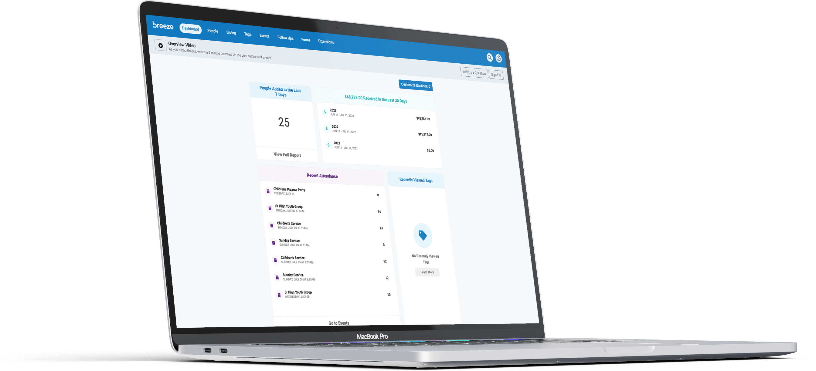Church Management Software - Try Breeze, The World's Easiest ChMS