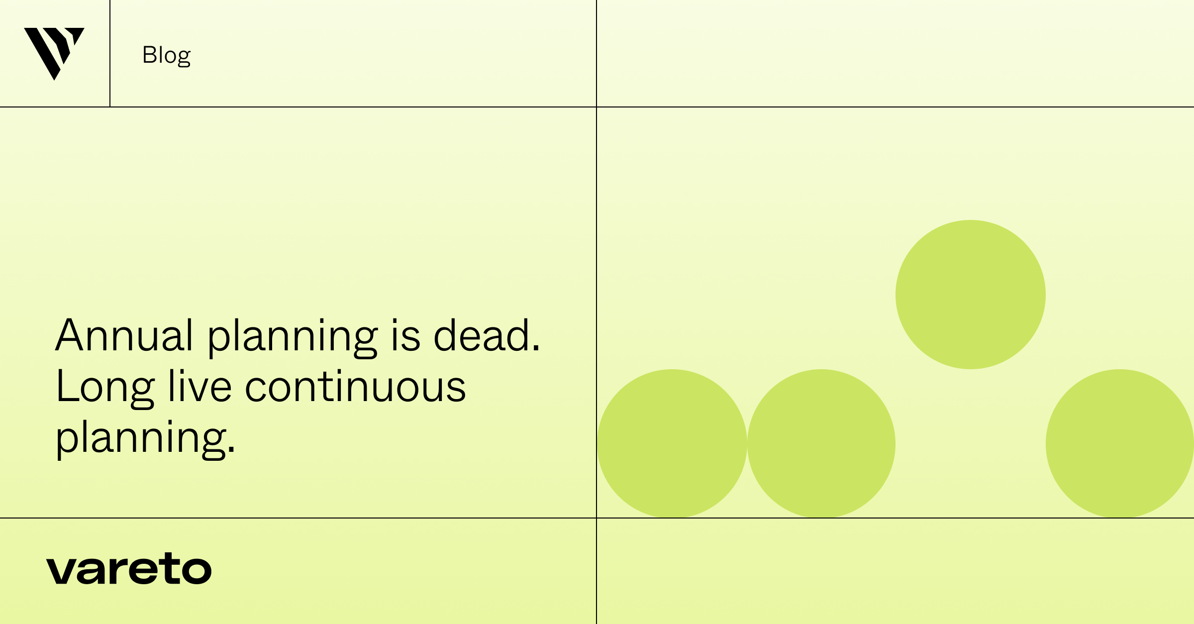 Why it's critical to Shift from Annual Planning to Continuous Planning ...