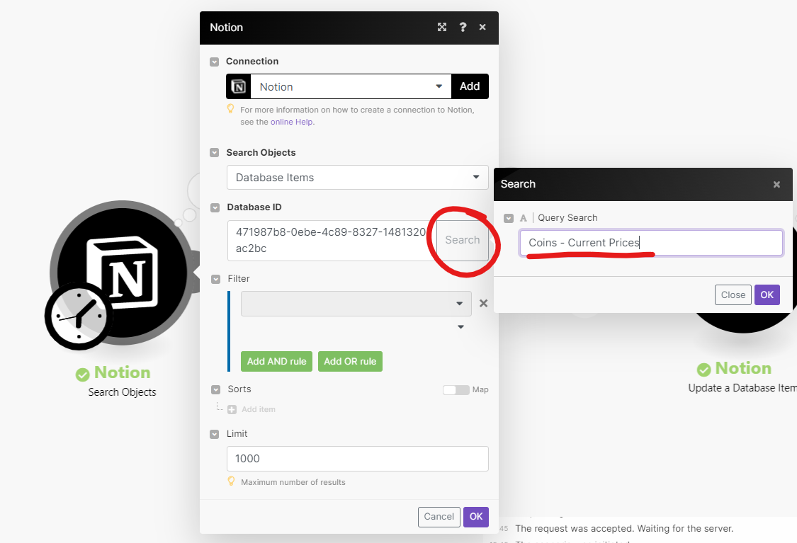 Notion Crypto Tracker | Live Asset Prices & Crypto Investments