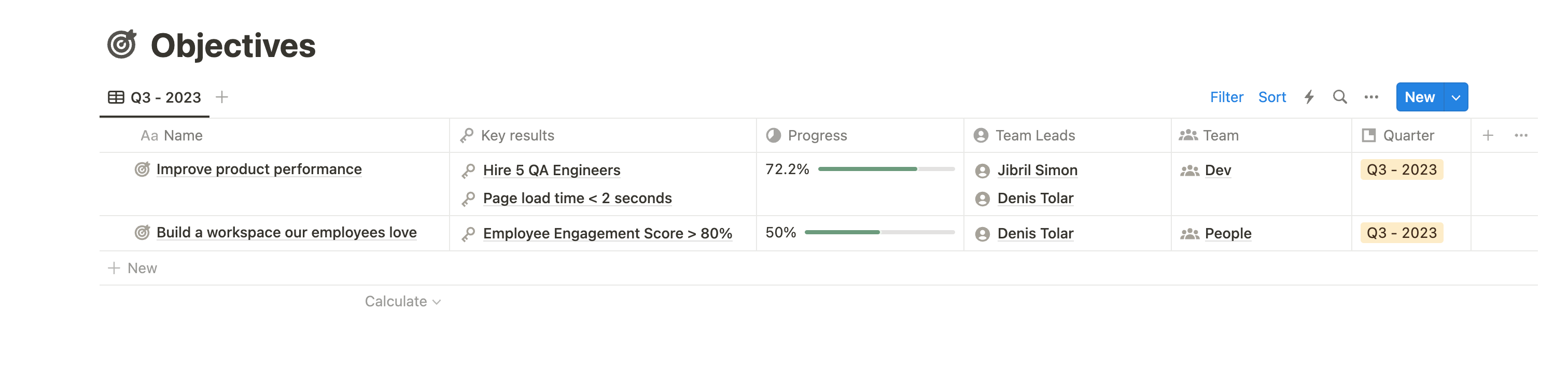 Template OKR Notion Gratuit + Tracker d'Objectifs