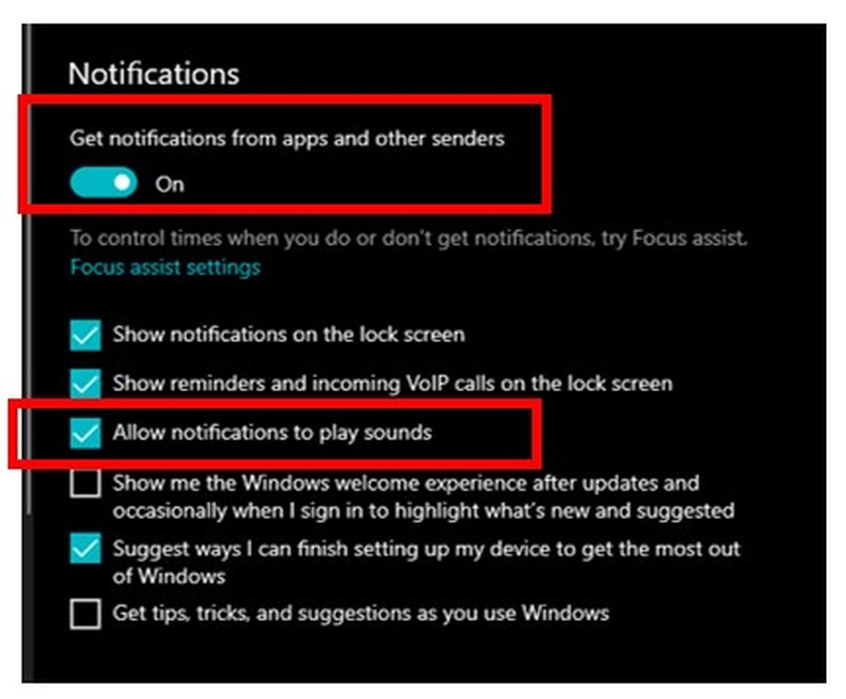 Help Center - Check Chat Notifications