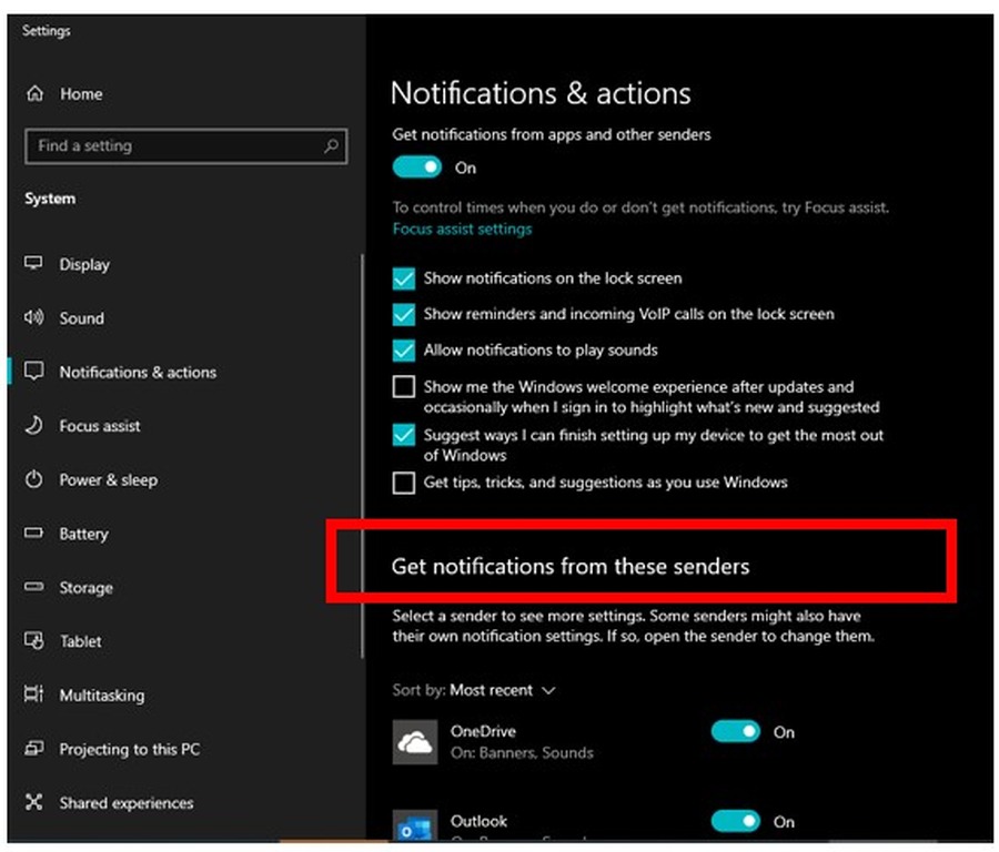 Help Center - Check Chat Notifications