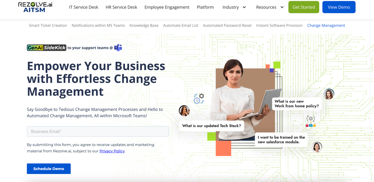 A Complete Guide to Change Management Software | Rezolve.ai