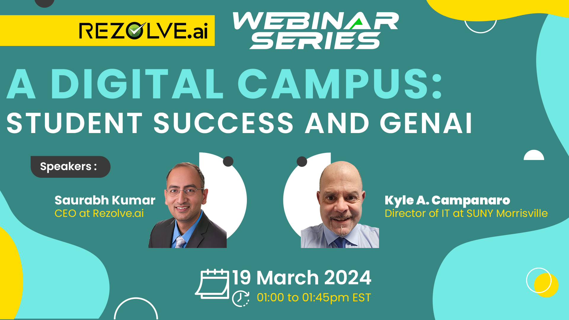 Webinar : A Digital Campus - Student Success and GenAI
