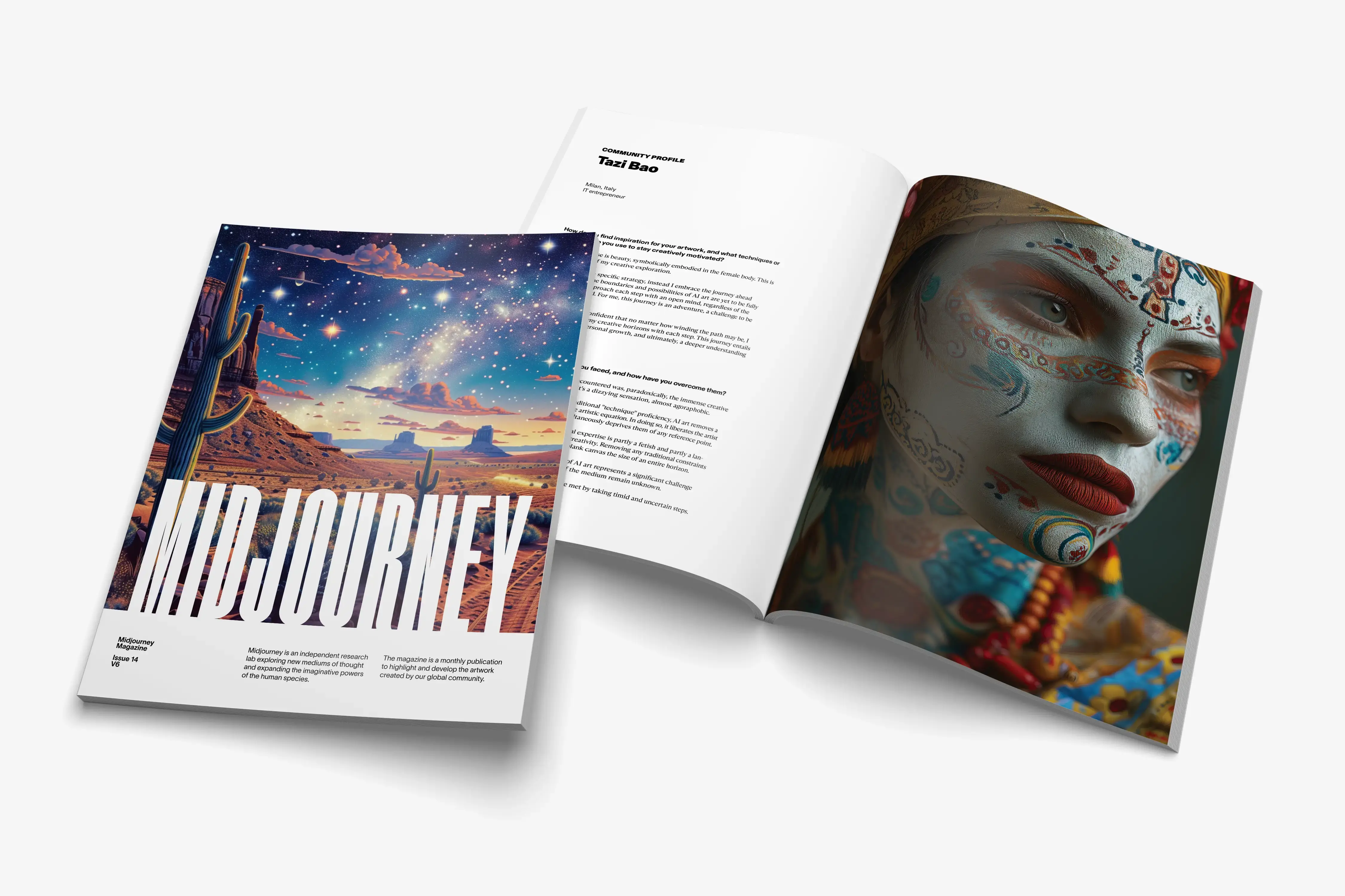 Sign up for Midjourney Magazine