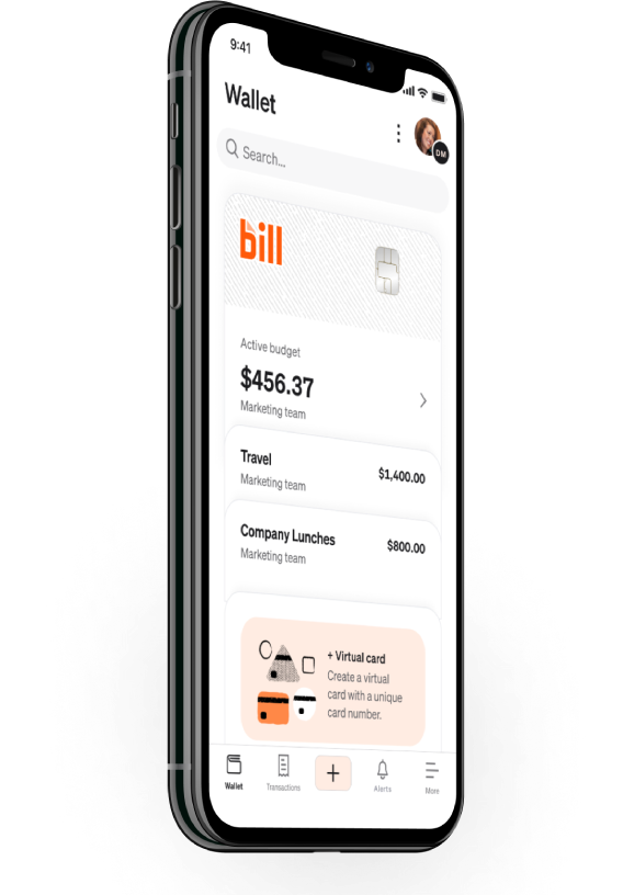 The BILL Mobile App | 4.7 Star Rated App | BILL Spend & Expense
