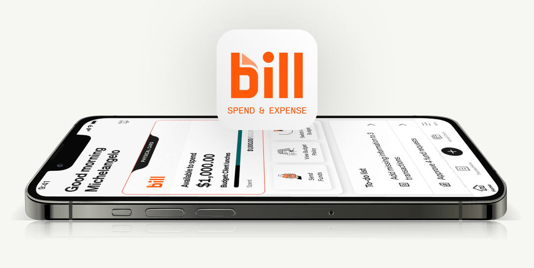 The BILL Mobile App | 4.7 Star Rated App | BILL Spend & Expense