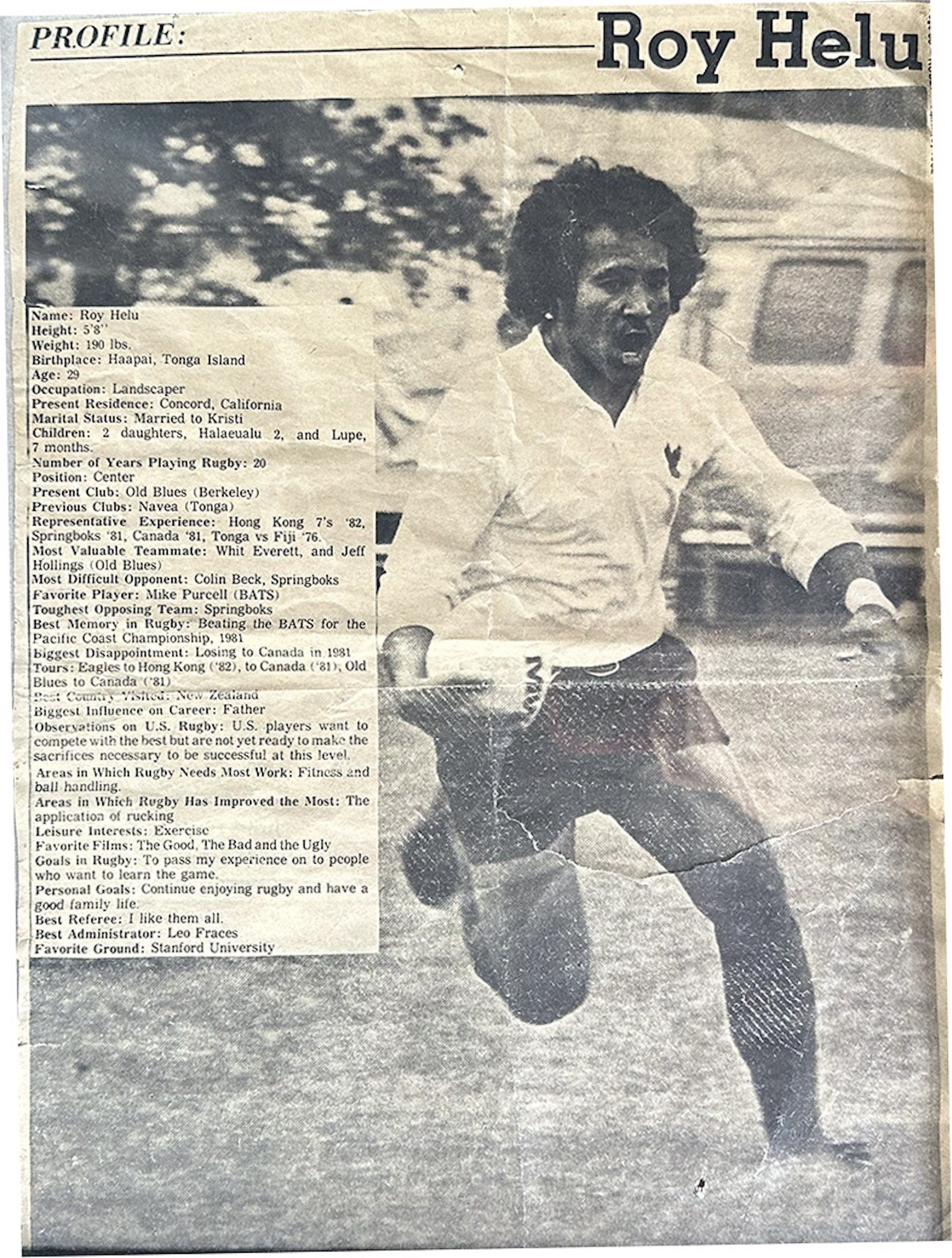 Roy Helu | US Rugby Foundation