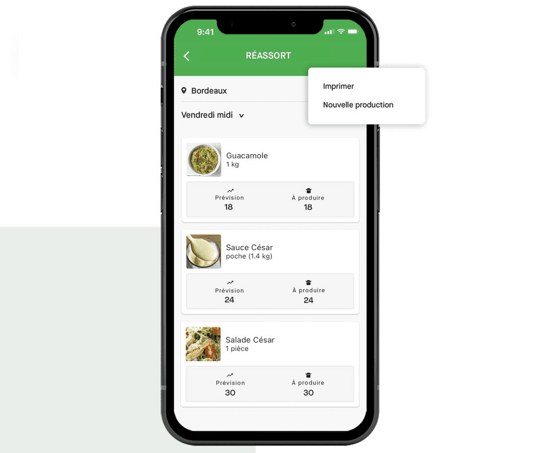 Application Mobile de Gestion de Stock Restaurants