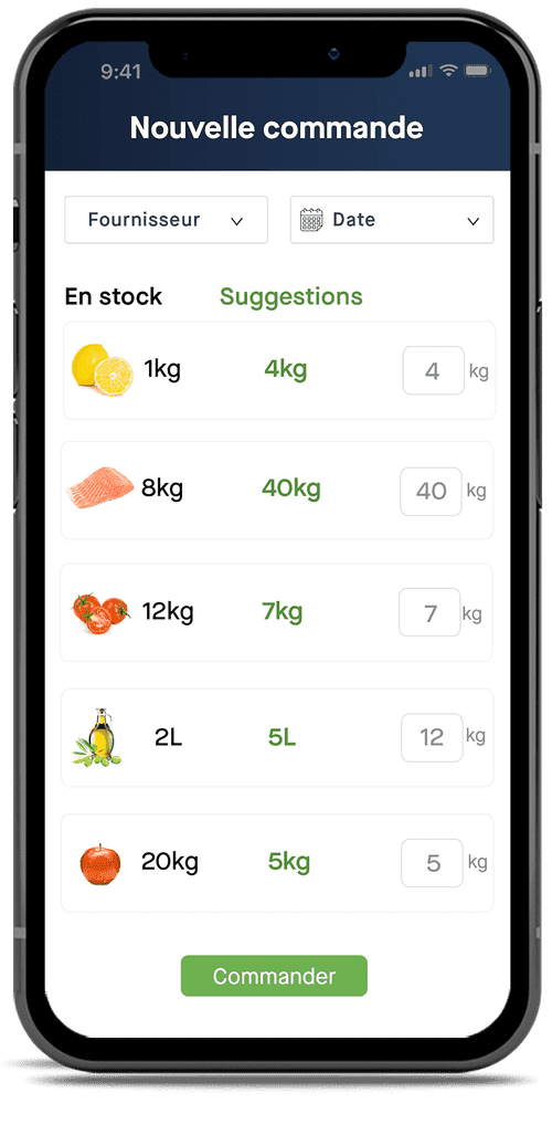 Application Mobile de Gestion de Stock Restaurants