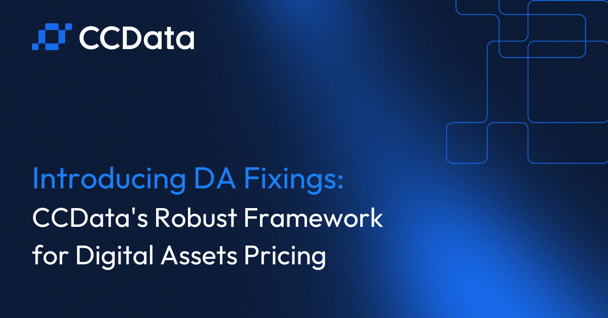 Digital Asset Fixings | CCData