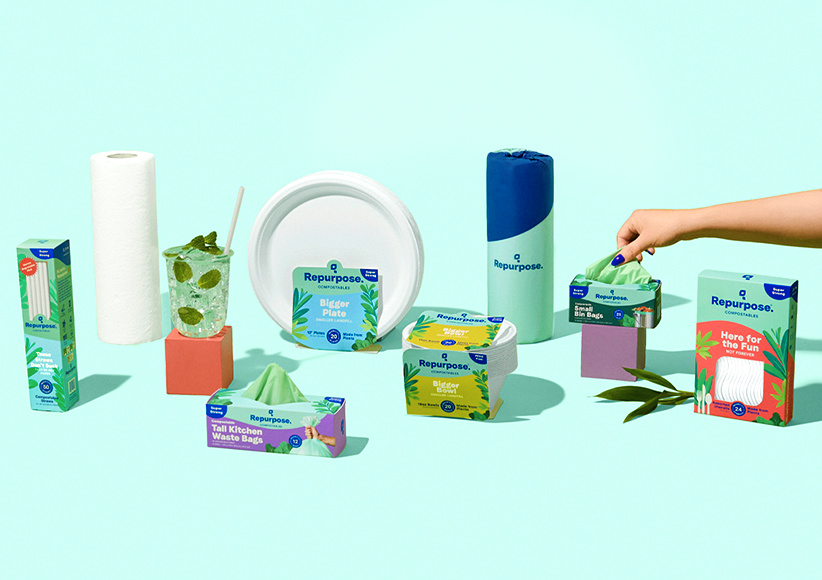 Compostable Plant-Based Products Company Repurpose Stays Green With ...