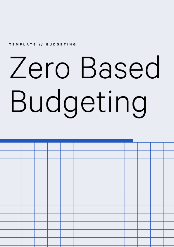 Zero-based budget template | Free download