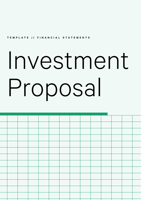 Investment proposal template | Free download