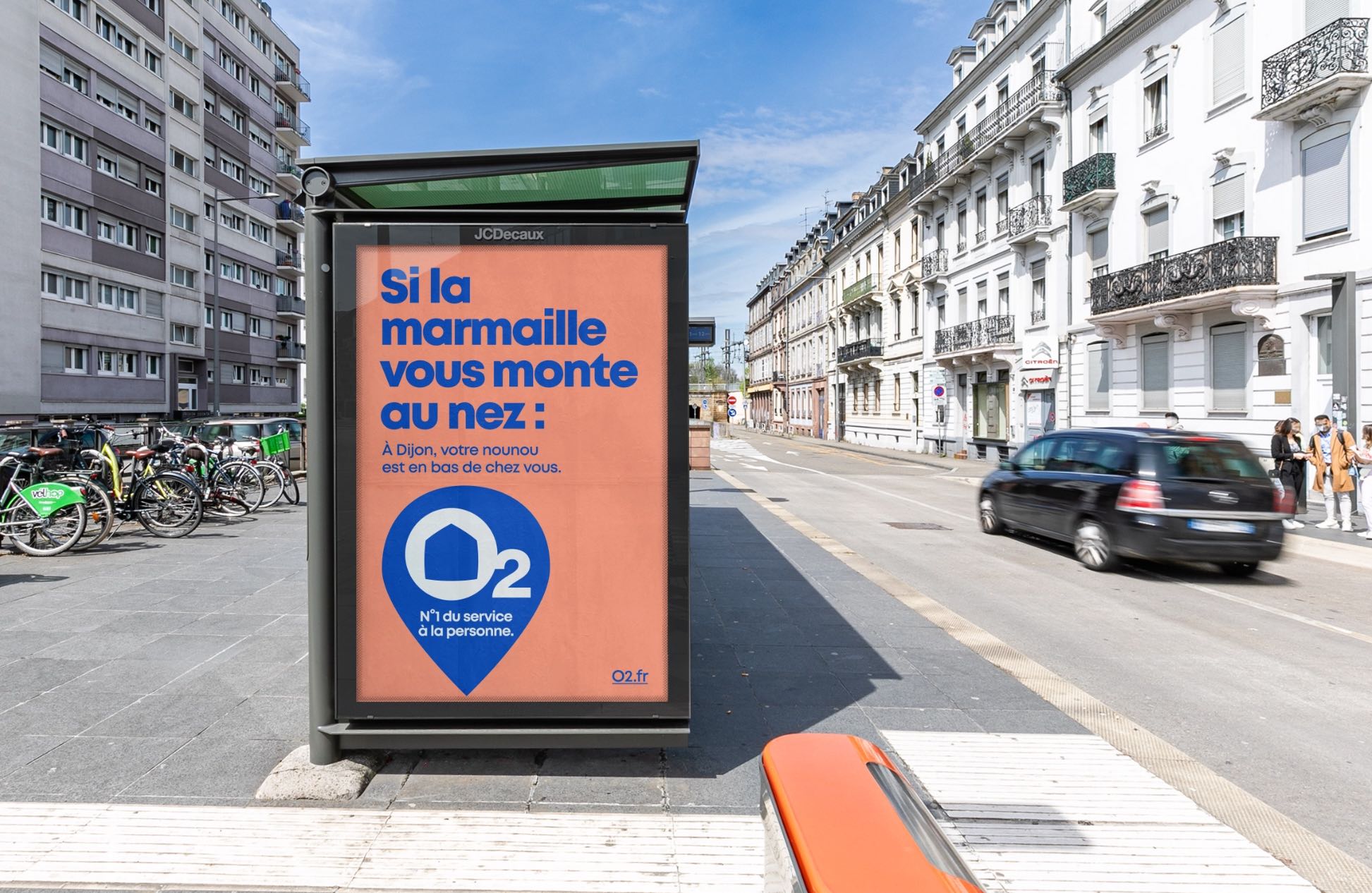 O2 - Vraiment en bas de chez vous.