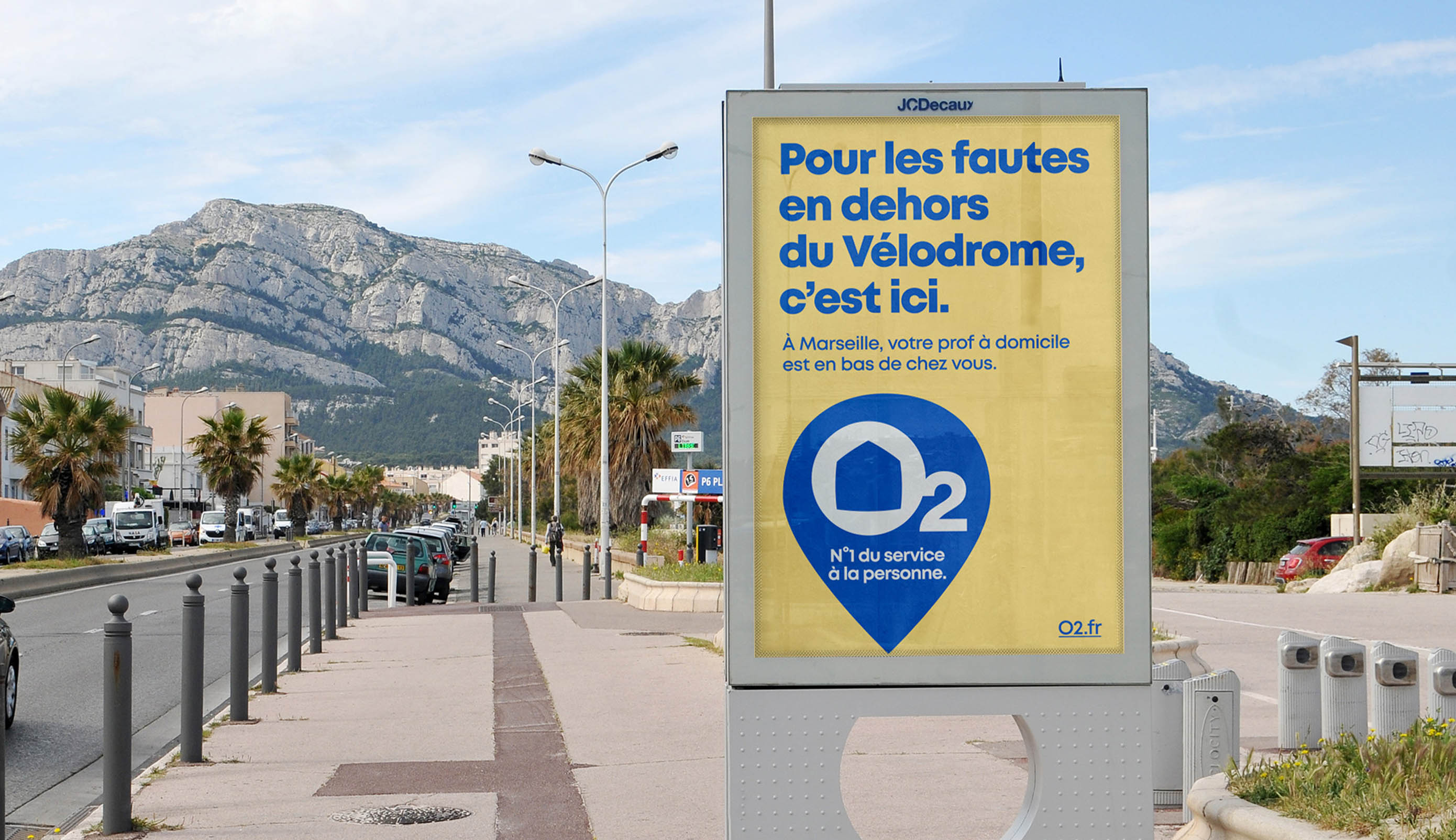 O2 - Vraiment en bas de chez vous.