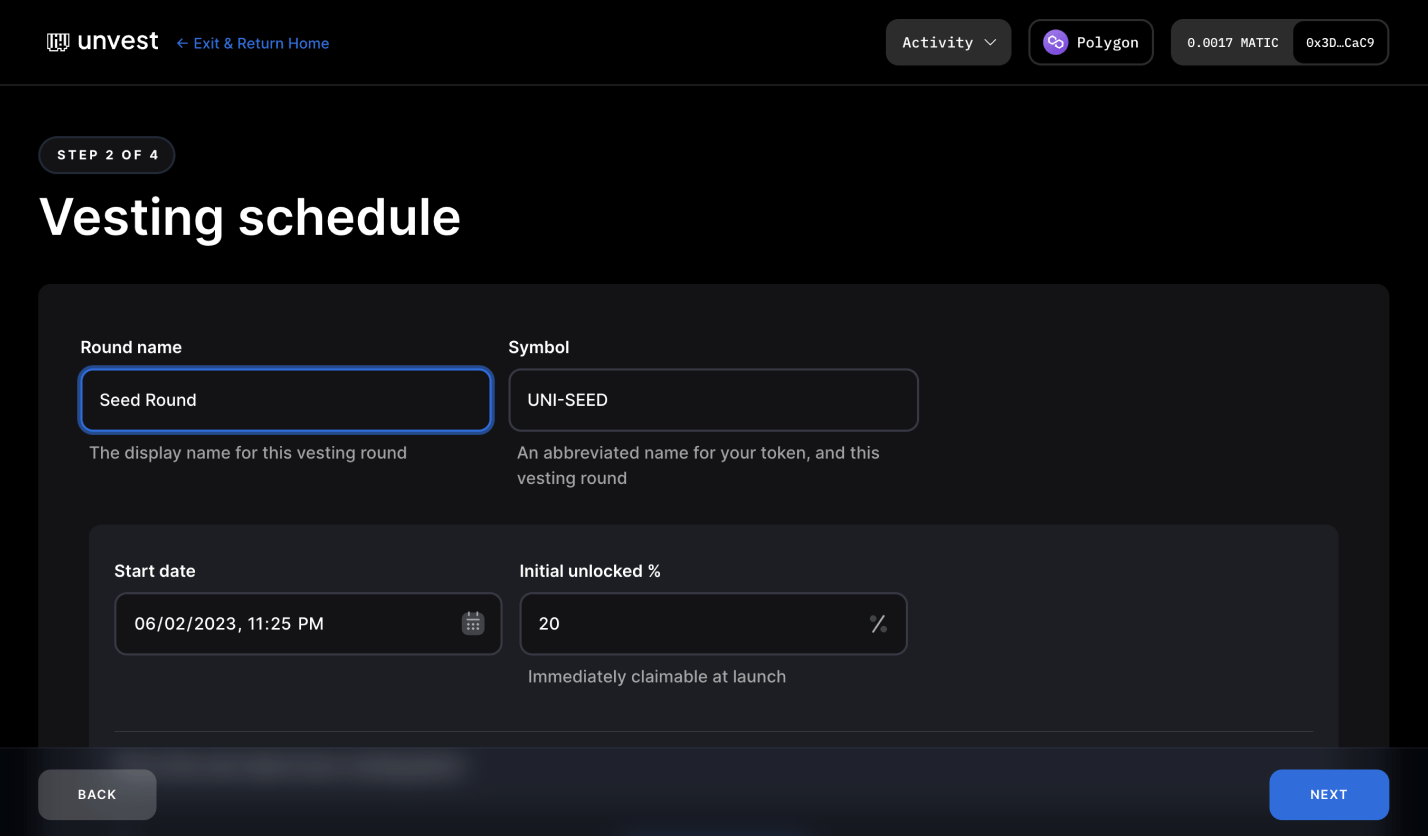 Unvest | Token vesting, liquidity locks, distribution, staking