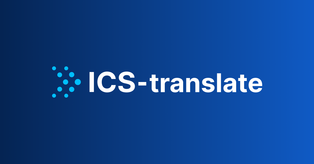 Translation Agency UK | 100+ Languages | ICS-translate