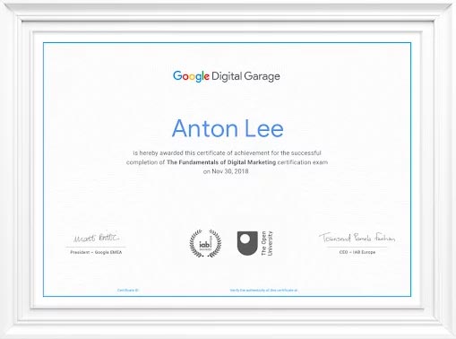 Fundamentals Of Digital Marketing Google | elk marketing