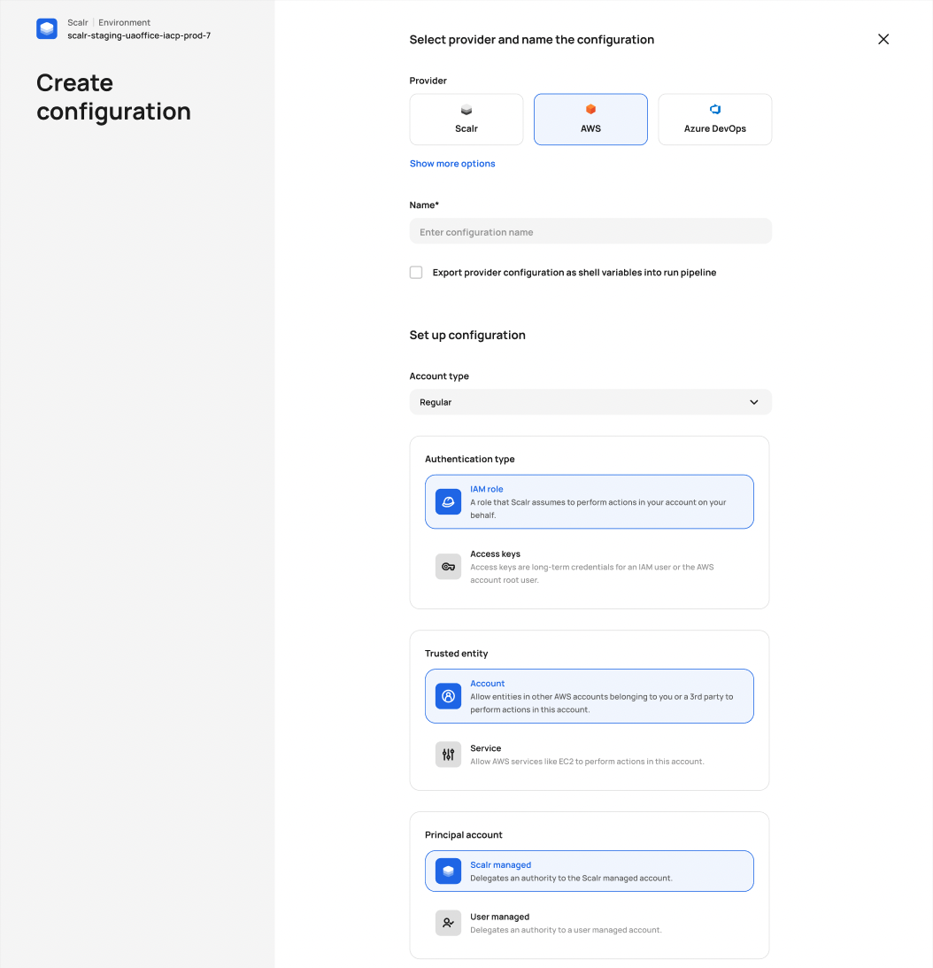 New Feature: Provider Configurations