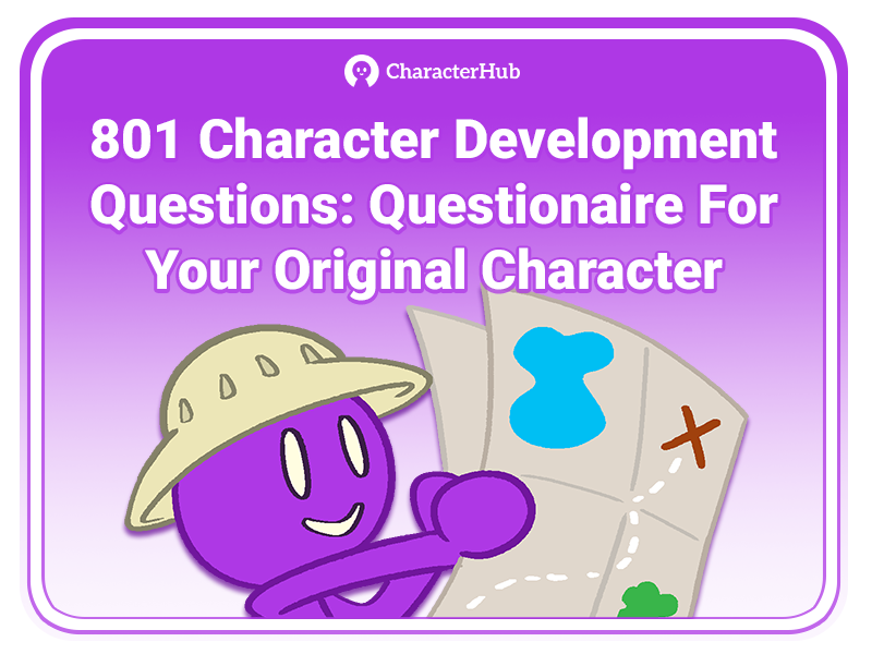 801 Character Development Questions: Questionaire For Your Original ...