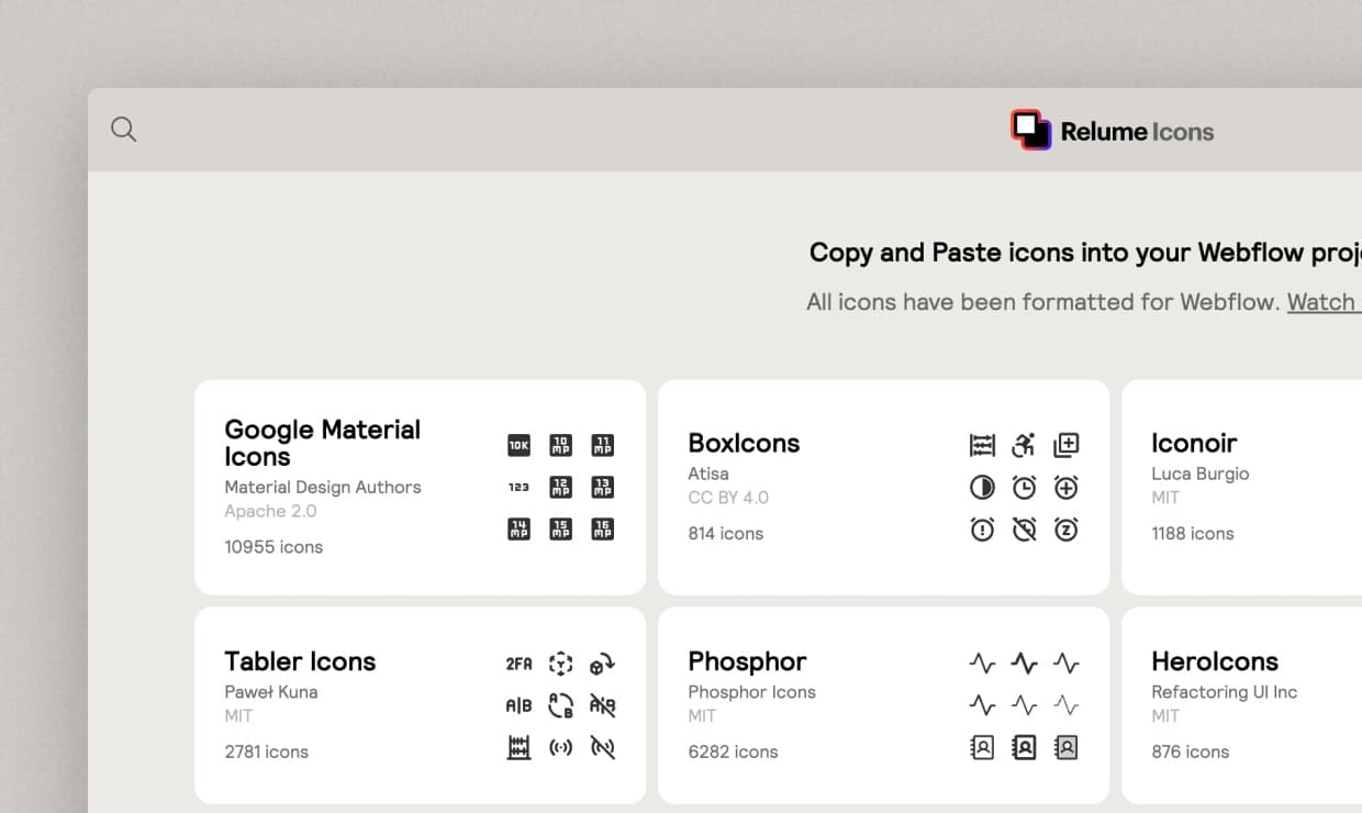 Flow Gurus builds Relume Icon library!
