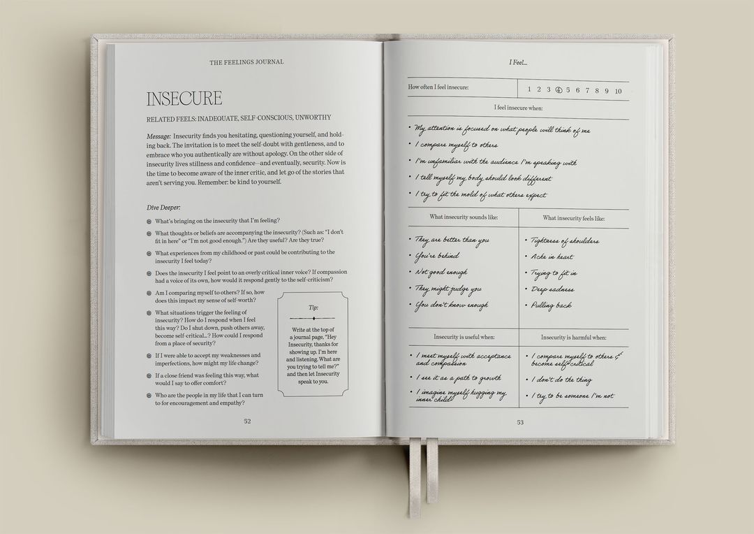 The Feelings Journal by Amber Rae