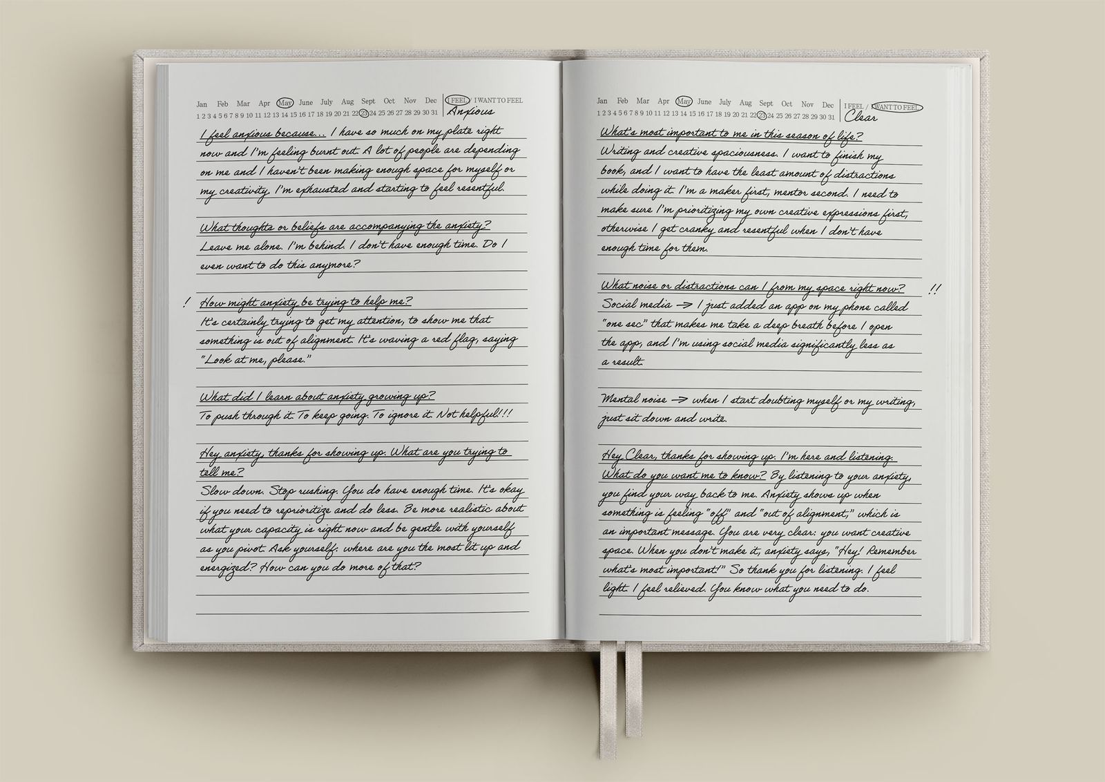 The Feelings Journal by Amber Rae