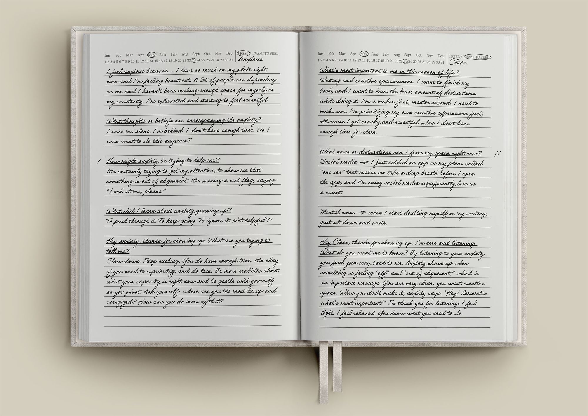 The Feelings Journal by Amber Rae