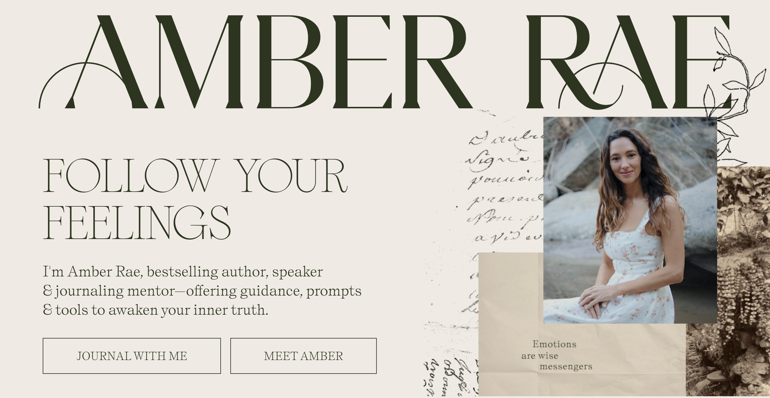 Amber Rae | Bestselling author, speaker & journaling mentor