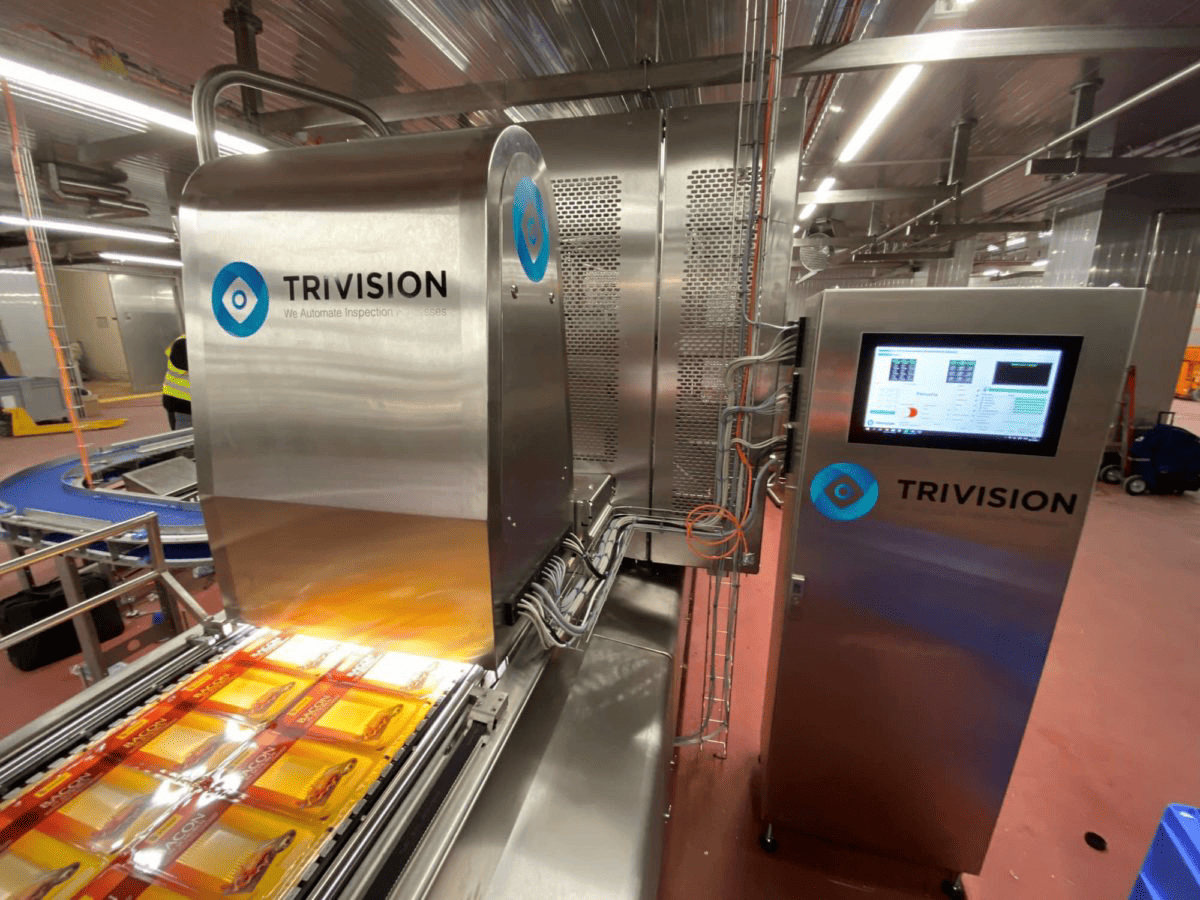 Visioline - vision pakkeinspeksjon integrert i dyptrekkere