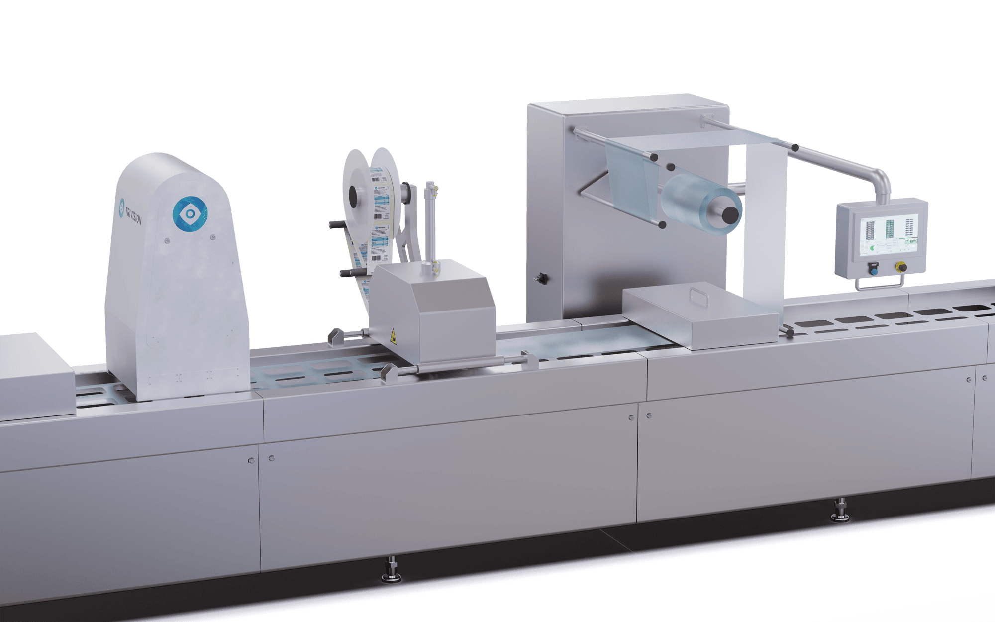 Visioline - vision pakkeinspeksjon integrert i dyptrekkere