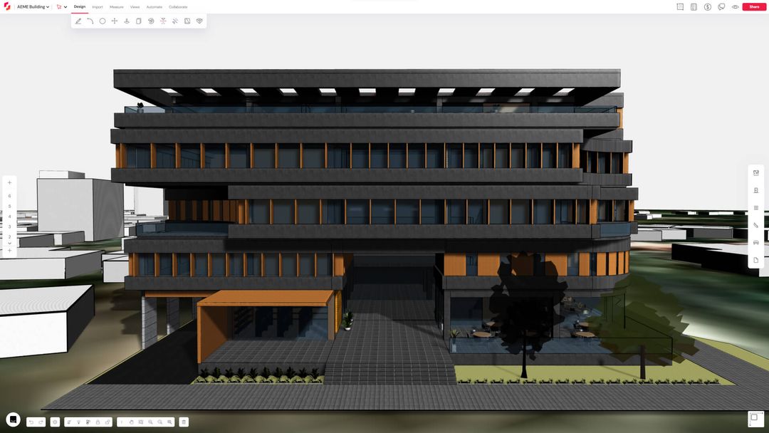 AEME Building on Snaptrude