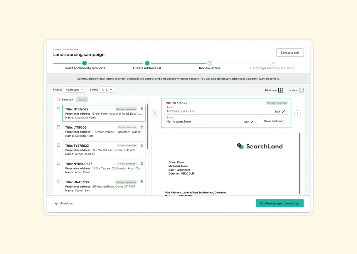 Searchland - HMO data