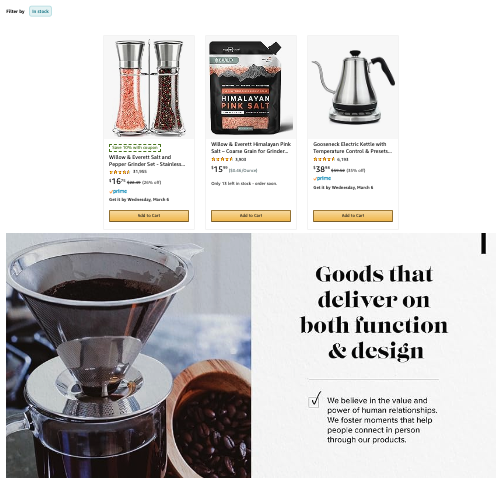 How To Create An Attractive Amazon Storefront | Mayan